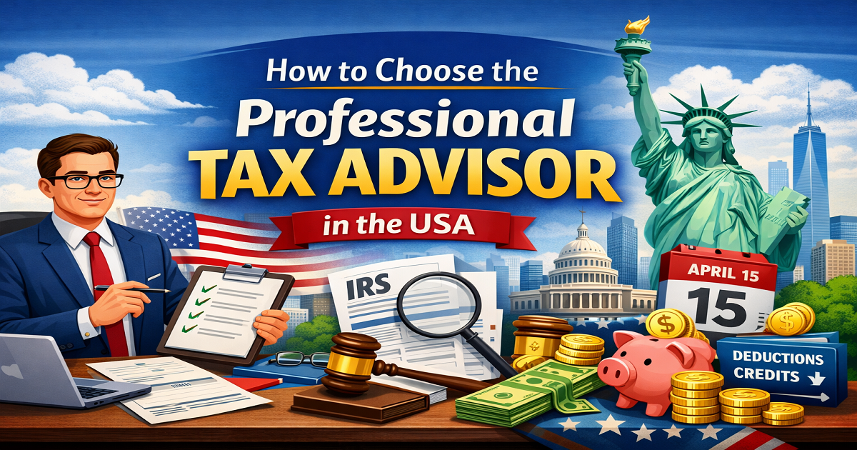 How To Choose The Professional Tax Advisor In The USA | Expert Guide